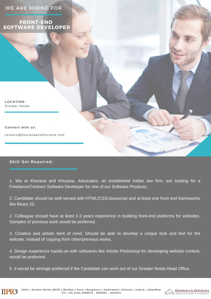 Careers & Internships | IIPRD